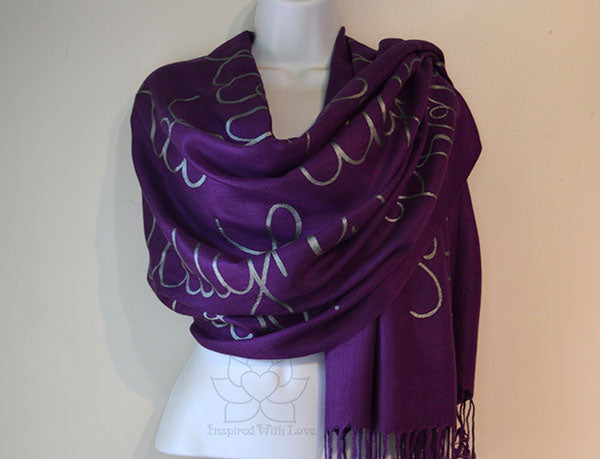 Bible Verse Scripture Scarf - Inspired With Love