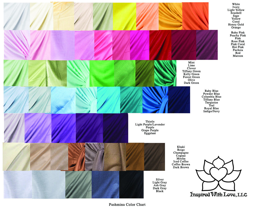 Custom Handpainted Script Pashmina Burgundy Scarf - Inspired With Love